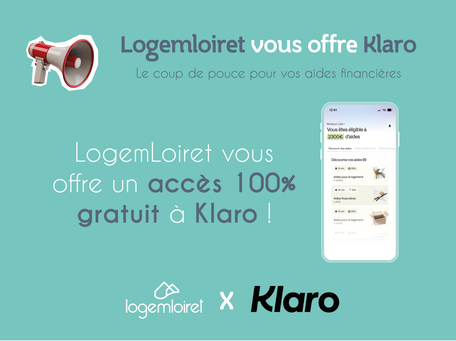 🚀 Klaro est lancé pour tous nos locataires | LogemLoiret